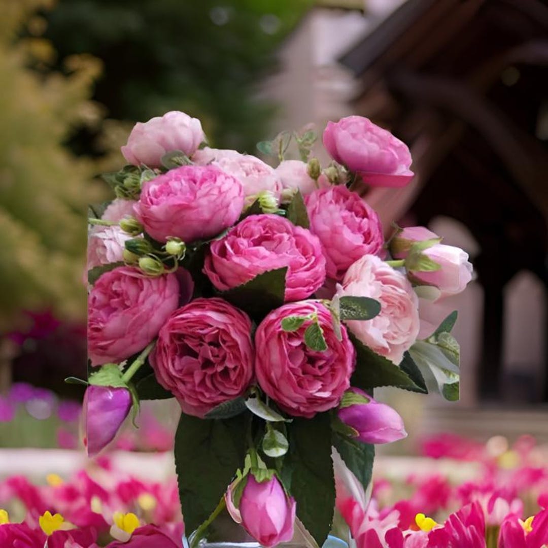 Artificial Roses Real Touch, DIY Faux Florals, Wedding Roses Party ...