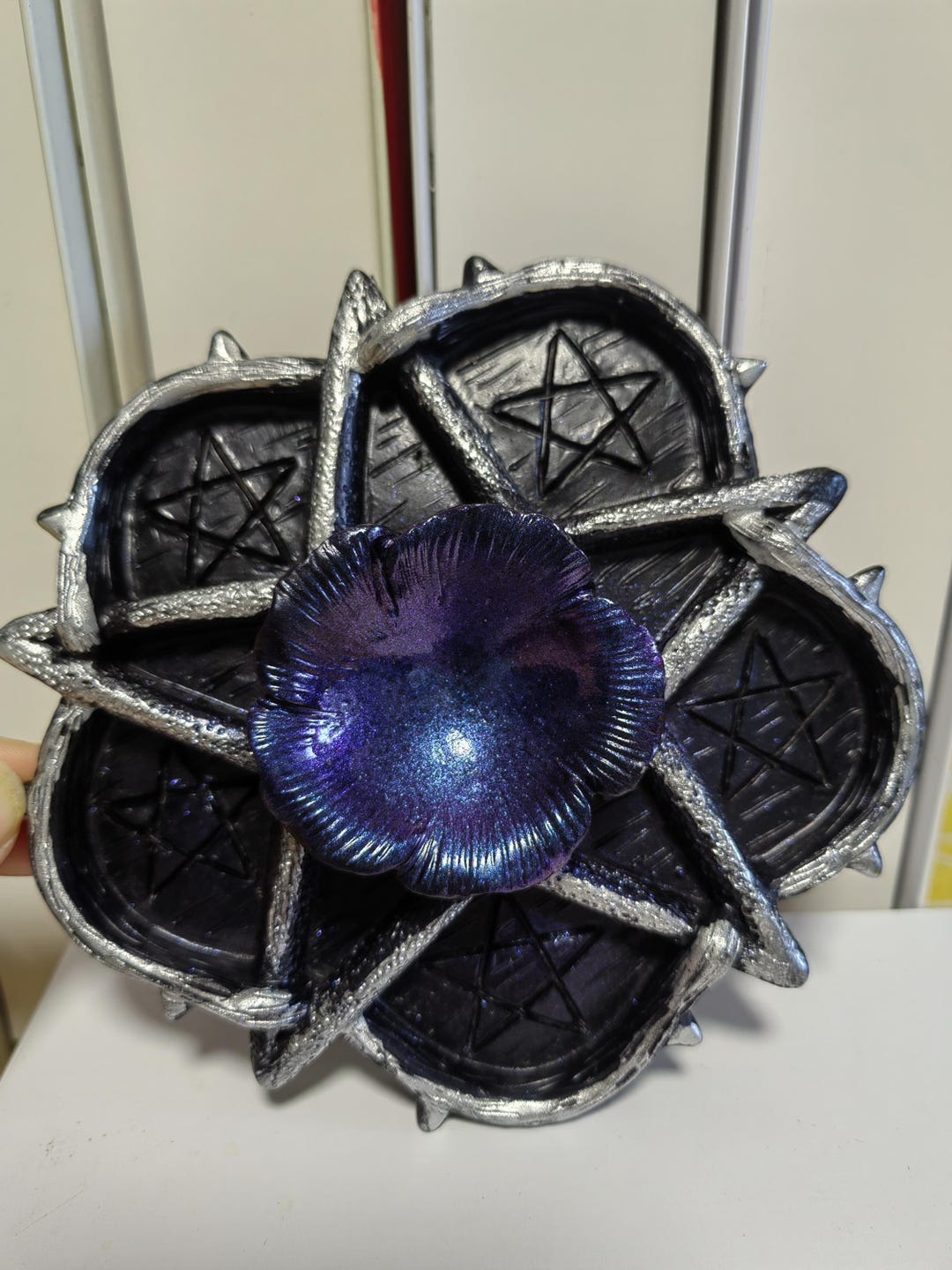 Pentagram Ornament, Sheep Head Statue, Resin Statue, Handicraft ...