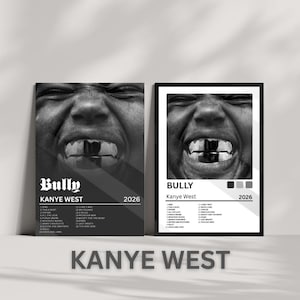 Kanye West Poster Bully - Etsy