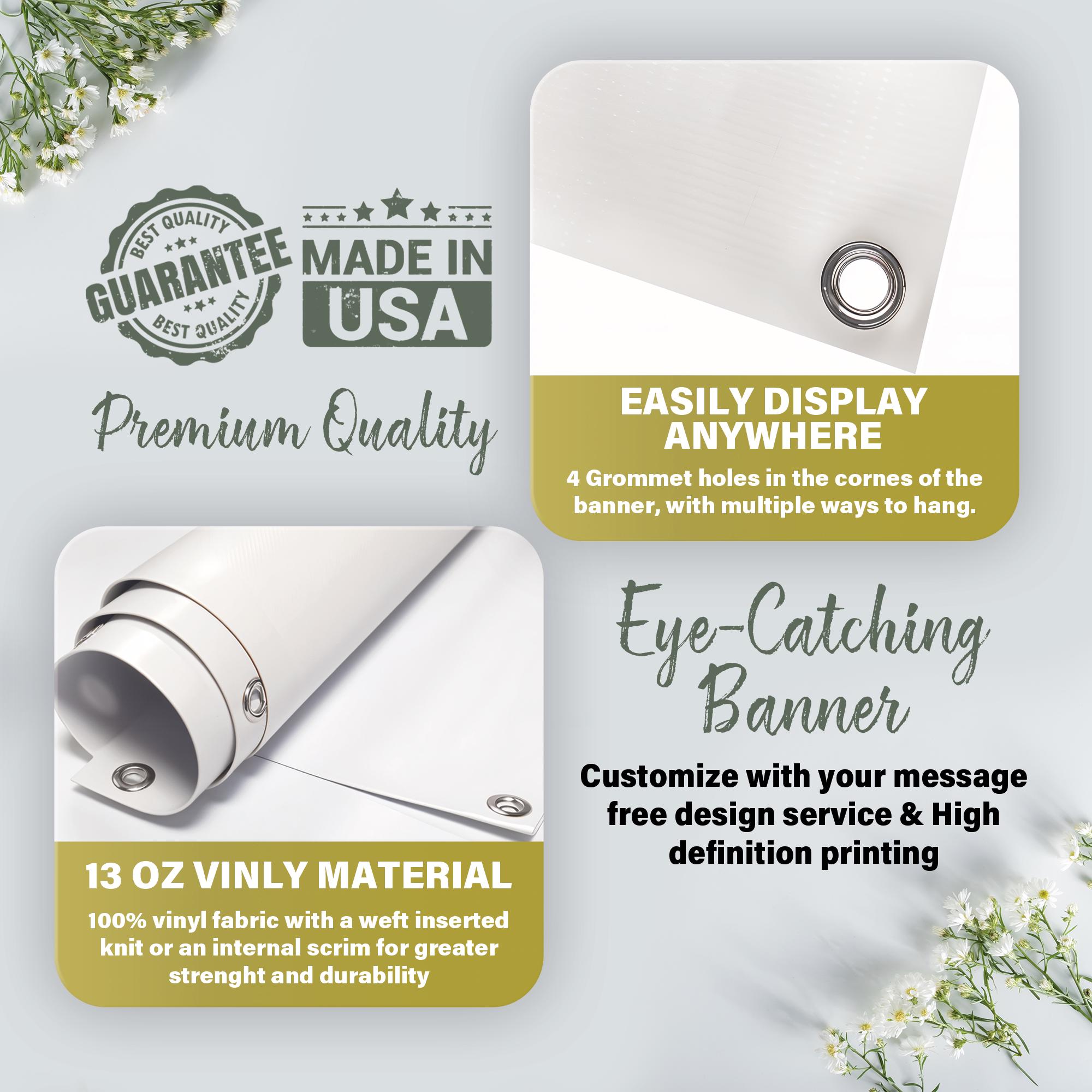 Custom Vinyl Banner, Banners for Business, Advertising, Outdoor Banner ...