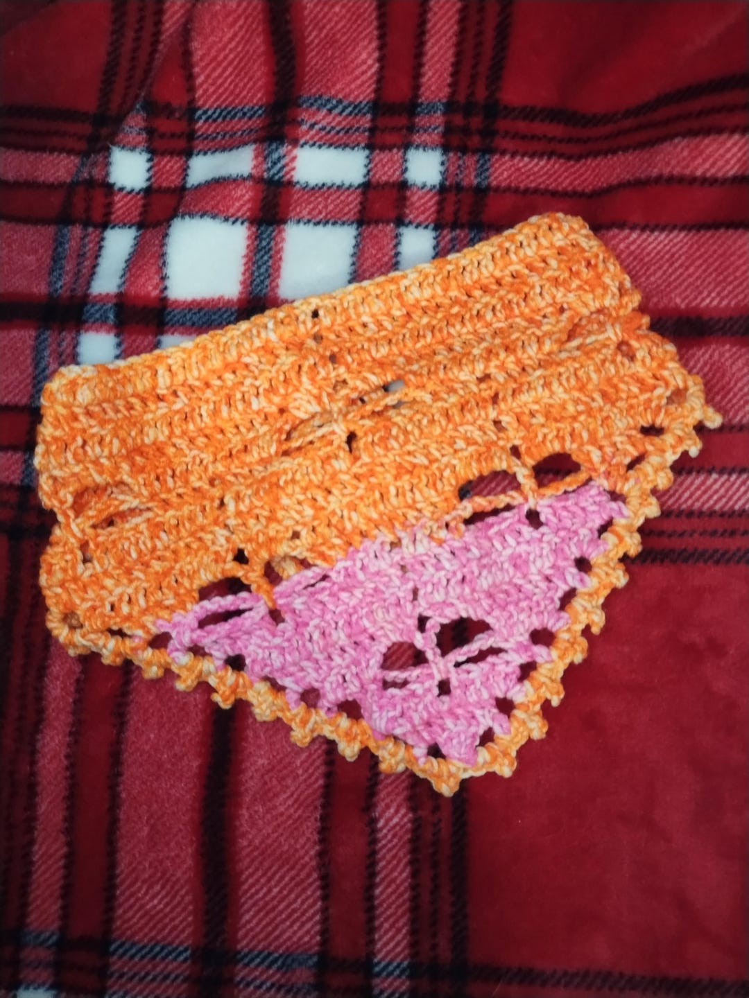 Crocheted Dragonfly Gradient Bandana - Etsy