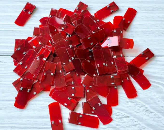 Vintage Index Tabs - Red Graffco Cellugraf Signals - Etsy