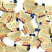 Vintage Gummed Pharmacy Labels - Small Die Cut Mortar and Pestle Shape ...