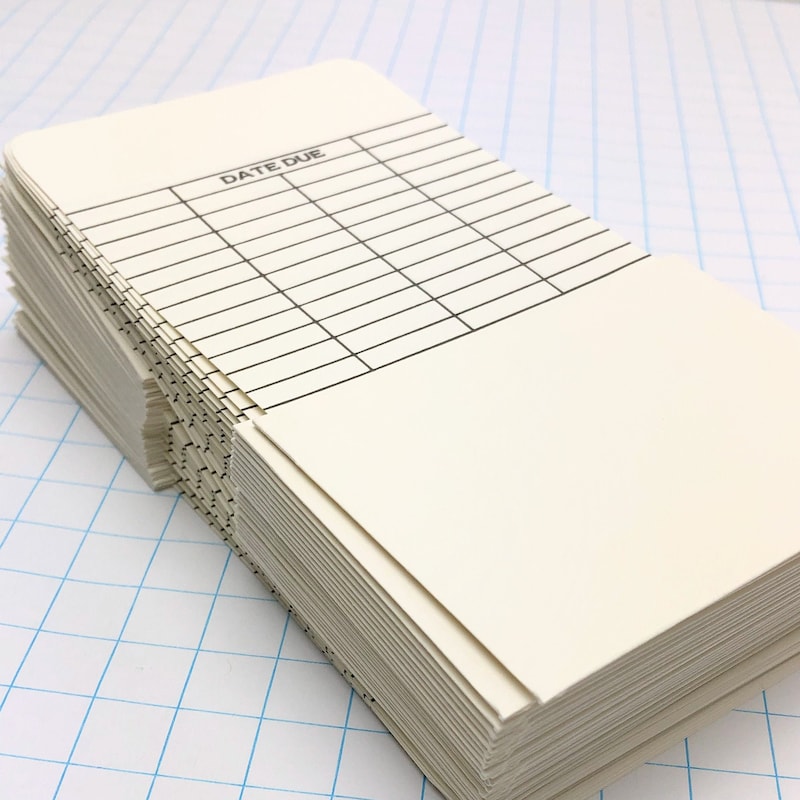 Library Pockets - Etsy