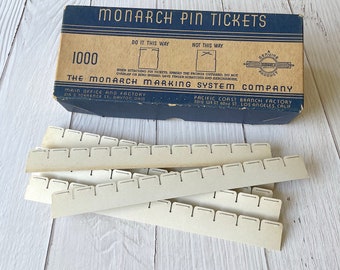 Vintage Folding Pin Tickets No. 2F - Etsy