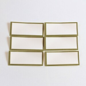 Vintage Gold Bordered Labels - Etsy