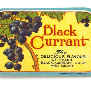 Vintage Black Currant Juice Bottle Drink Labels - Etsy