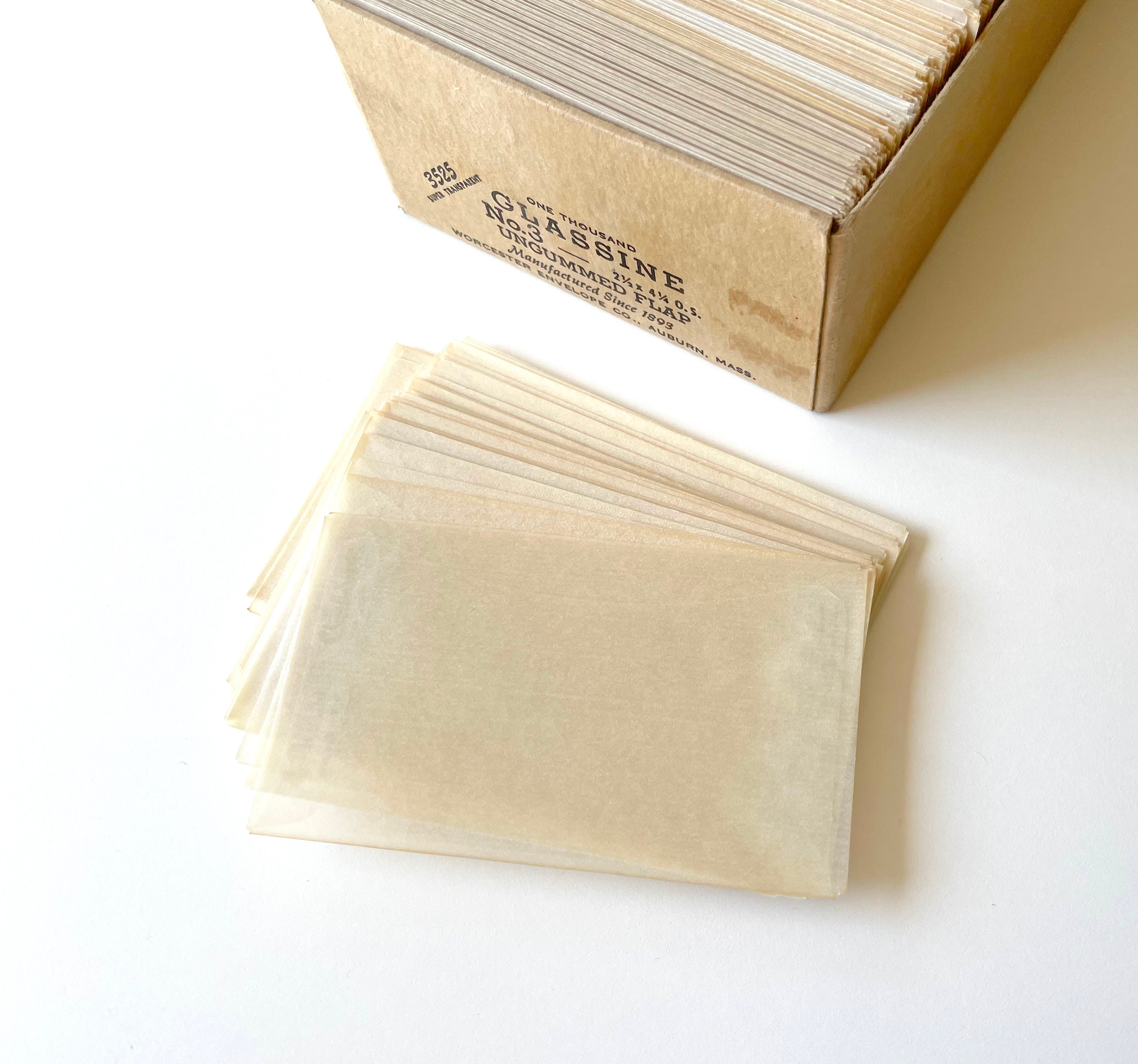 Vintage glassine envelopes size 3 | Etsy