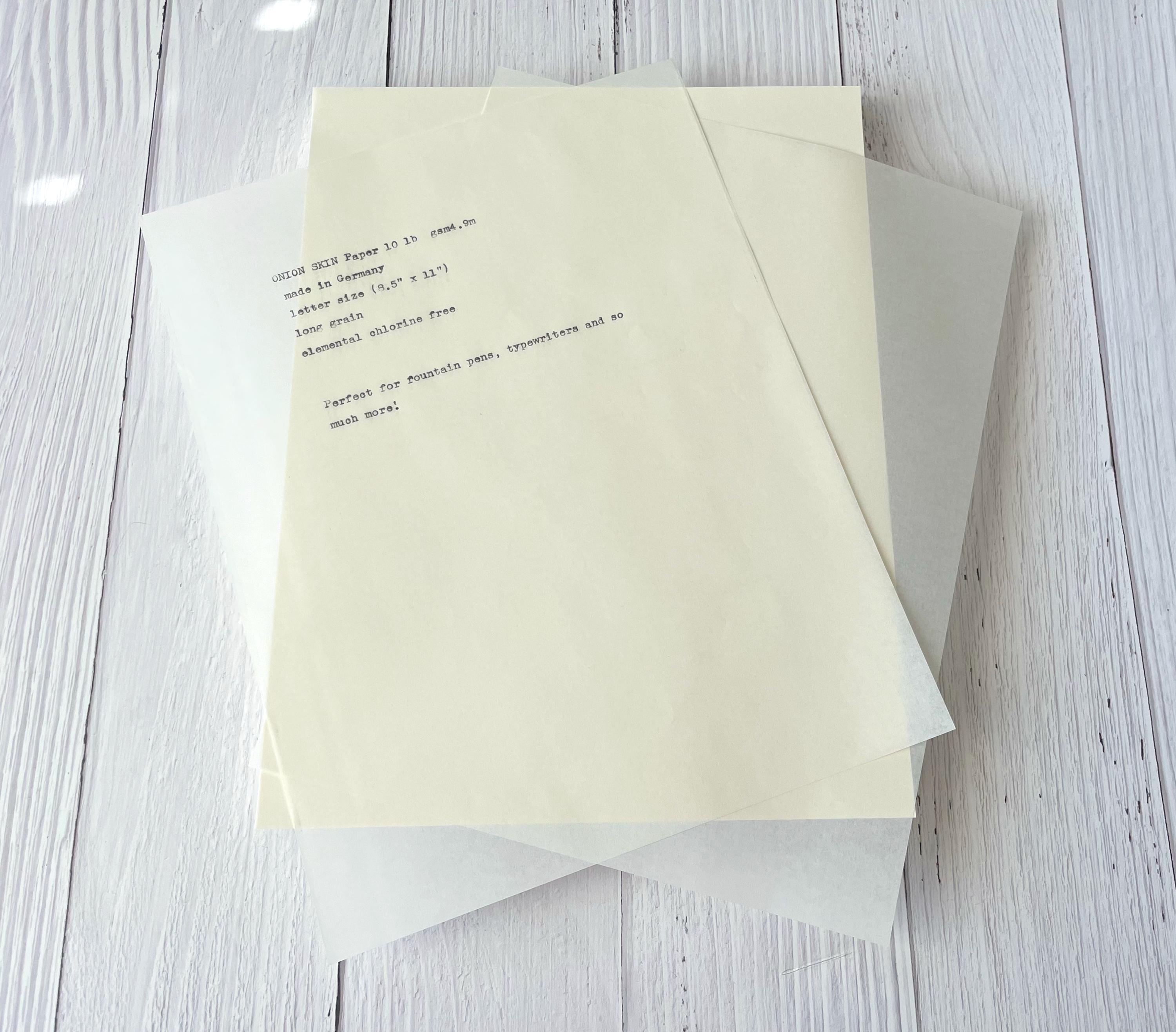 Onion Skin Paper - Etsy