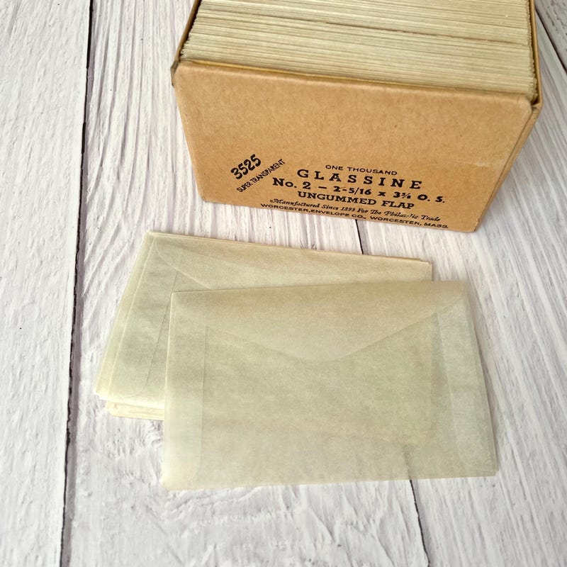 Glassine Envelope - Etsy