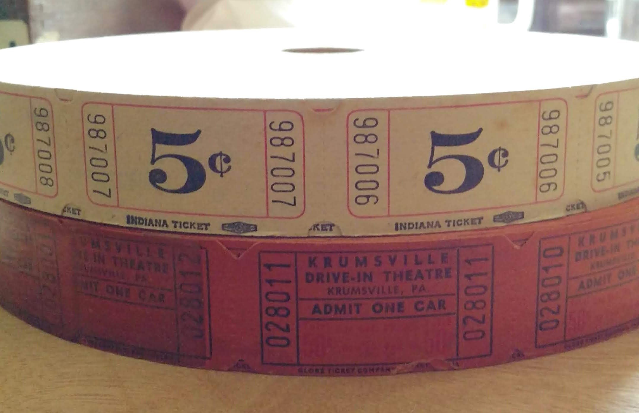 Vintage 5 cent Tickets | Etsy