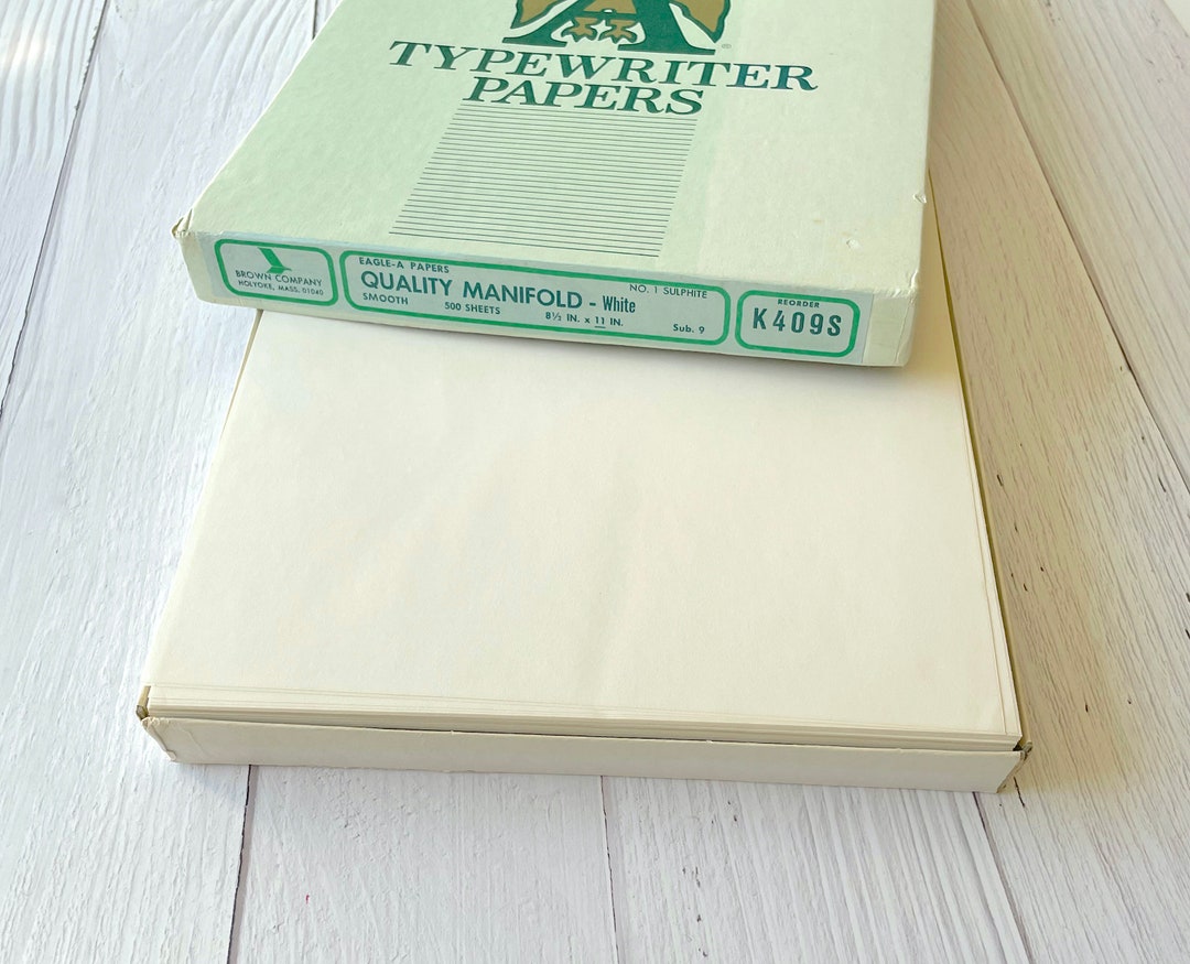 Vintage Eagle-a Manifold Paper - Lightweight Second Sheets - Etsy