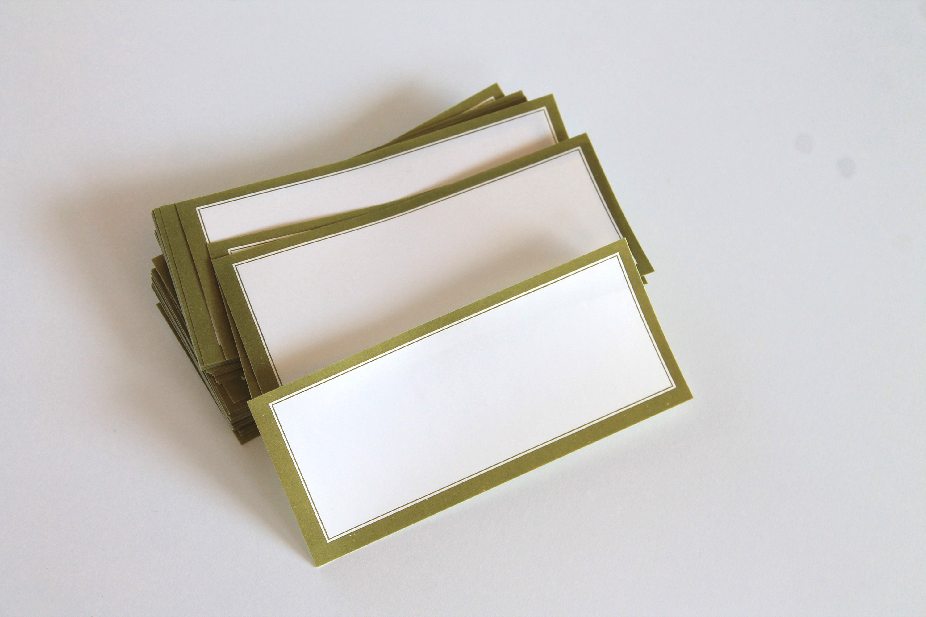 Vintage Gold Bordered Labels | Etsy