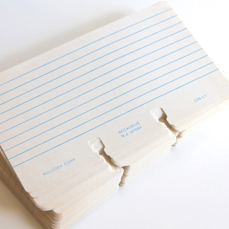Large Rolodex - Etsy