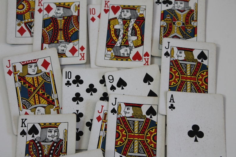 Vintage Playing Cards GERMANY Souvenir Ephemera 6 Pieces - Etsy