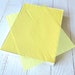 Vintage Canary Yellow Onion Skin Paper - Fox River Brand, Letter Size 8 ...