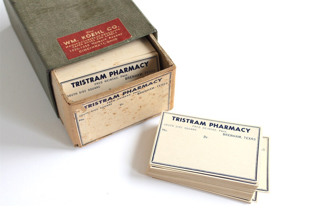 Vintage RX Tristram Pharmacy Labels - Blank Apothecary Labels for ...