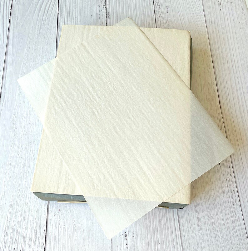 Vintage Onion Skin Paper With Cockle Finish Letter Size - Etsy
