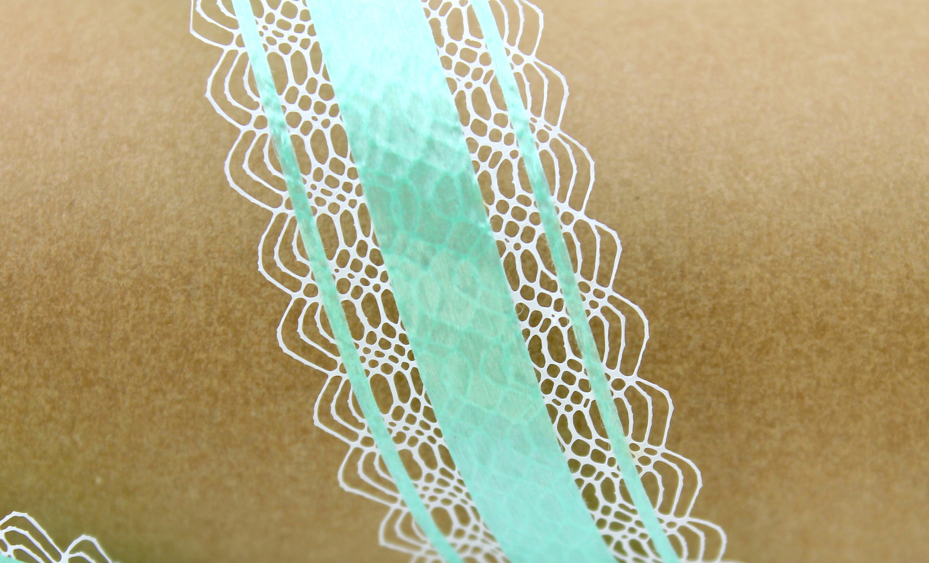 Vintage Pastel Green Decorette Ribbon - 6 Yards of Christmas or Easter ...