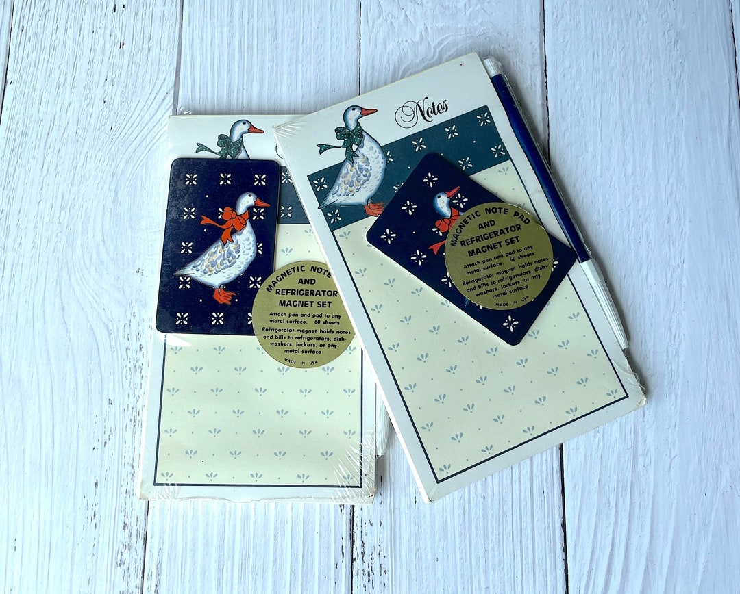 Vintage Notepad - Country Farmhouse Style Ducks - Etsy