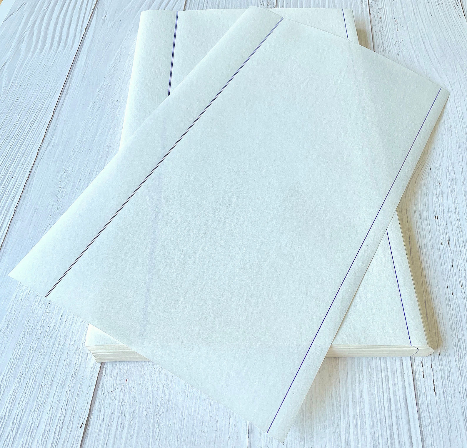 Vintage Purple Ruled Paper - Plover Bond, Folio Size 8" by 13" - Etsy