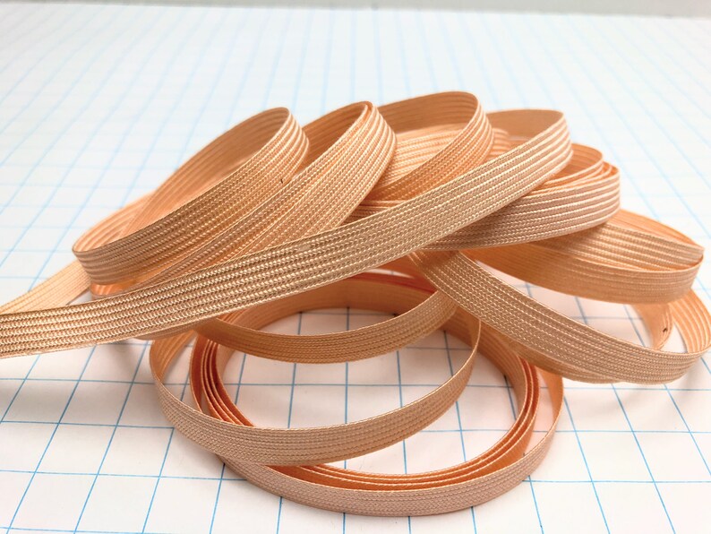 Vintage Flat Braid Trim Tea Rose 3/8 Wide - Etsy