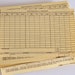 Vintage Disbursement Form Cards - Printed Index Cards in Buff - Etsy
