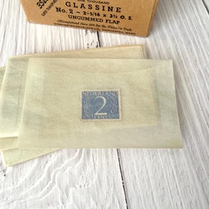 Vintage Glassine Envelopes - Size 2 - Etsy