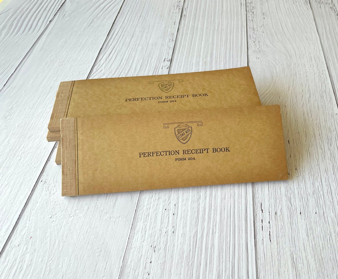 Vintage Duplicate Receipt Pad - Etsy