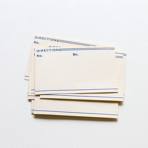 Vintage Pharmacy Rx Labels - Blank - Etsy