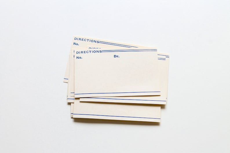 Vintage Pharmacy Rx Labels Blank | Etsy