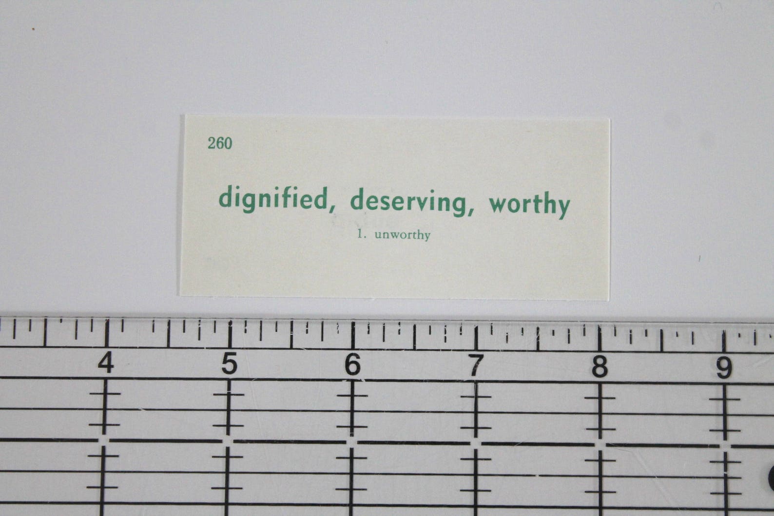 Vintage mini Flashcards French Vocabulary Cards | Etsy