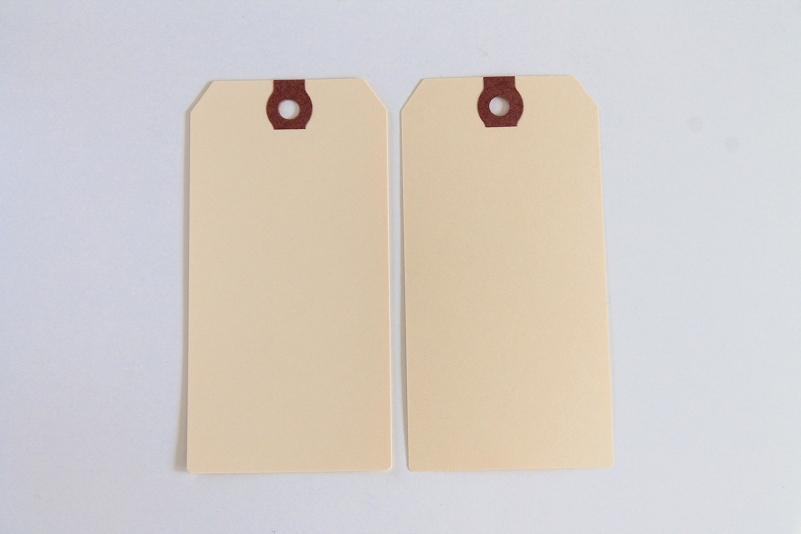 Reinforced Manila Tags - Etsy