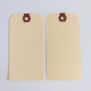 Reinforced Manila Tags - Etsy