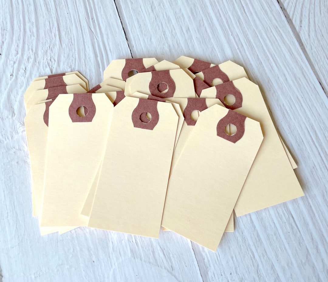 Reinforced Manila Tags - Small - Etsy