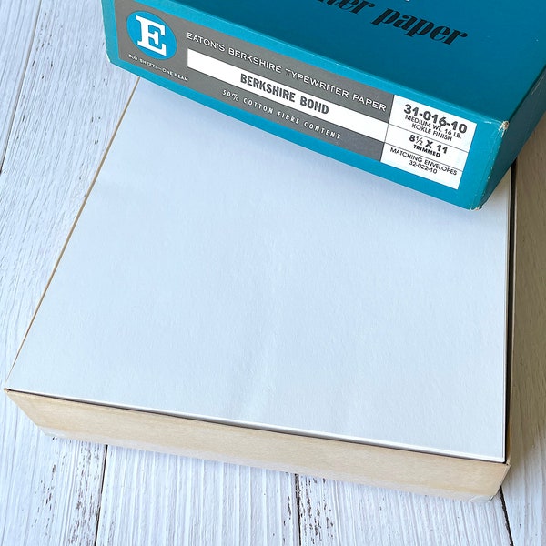 Typewriter Paper - Etsy