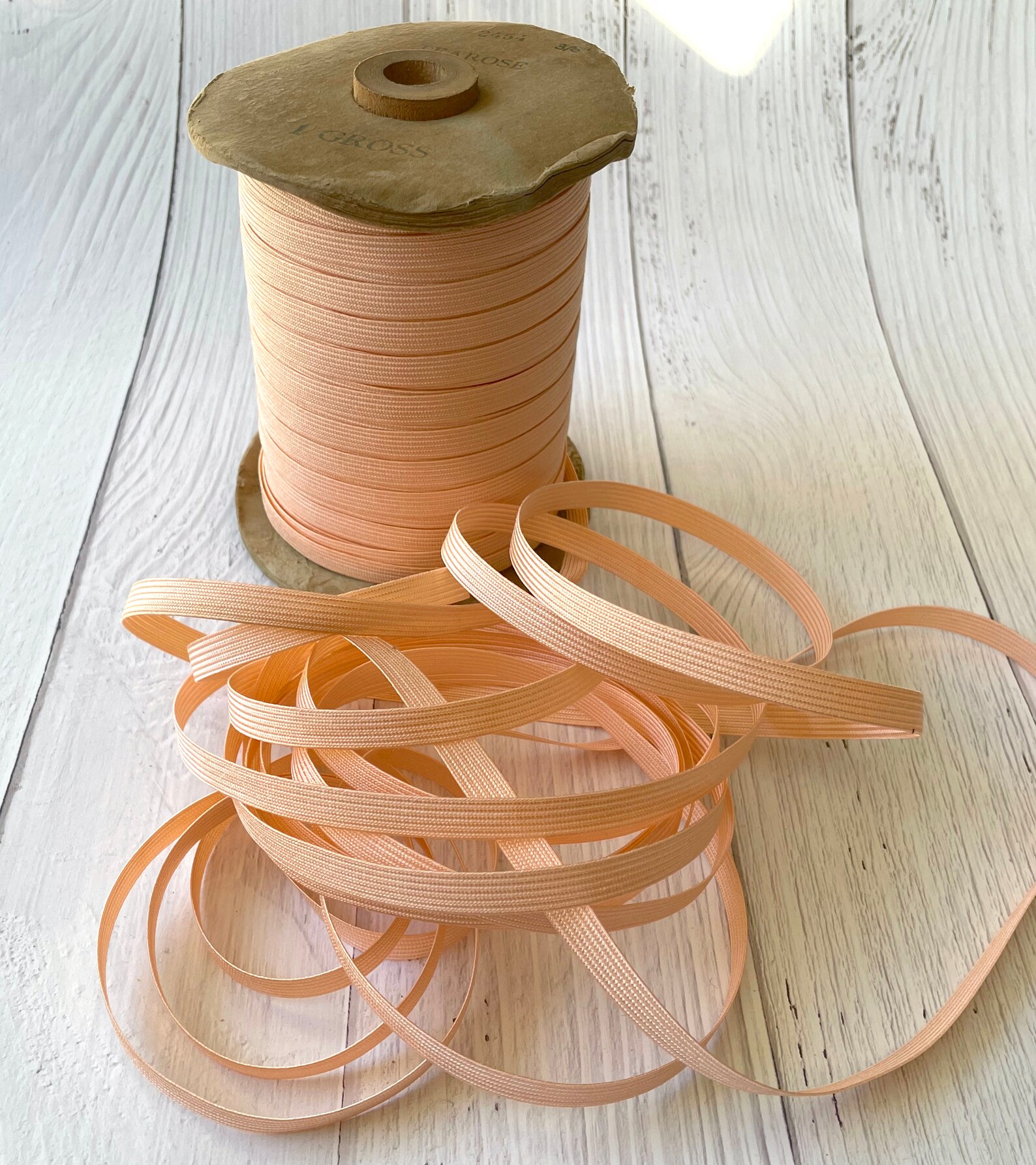 Vintage Flat Braid Trim Tea Rose 3/8 Wide - Etsy