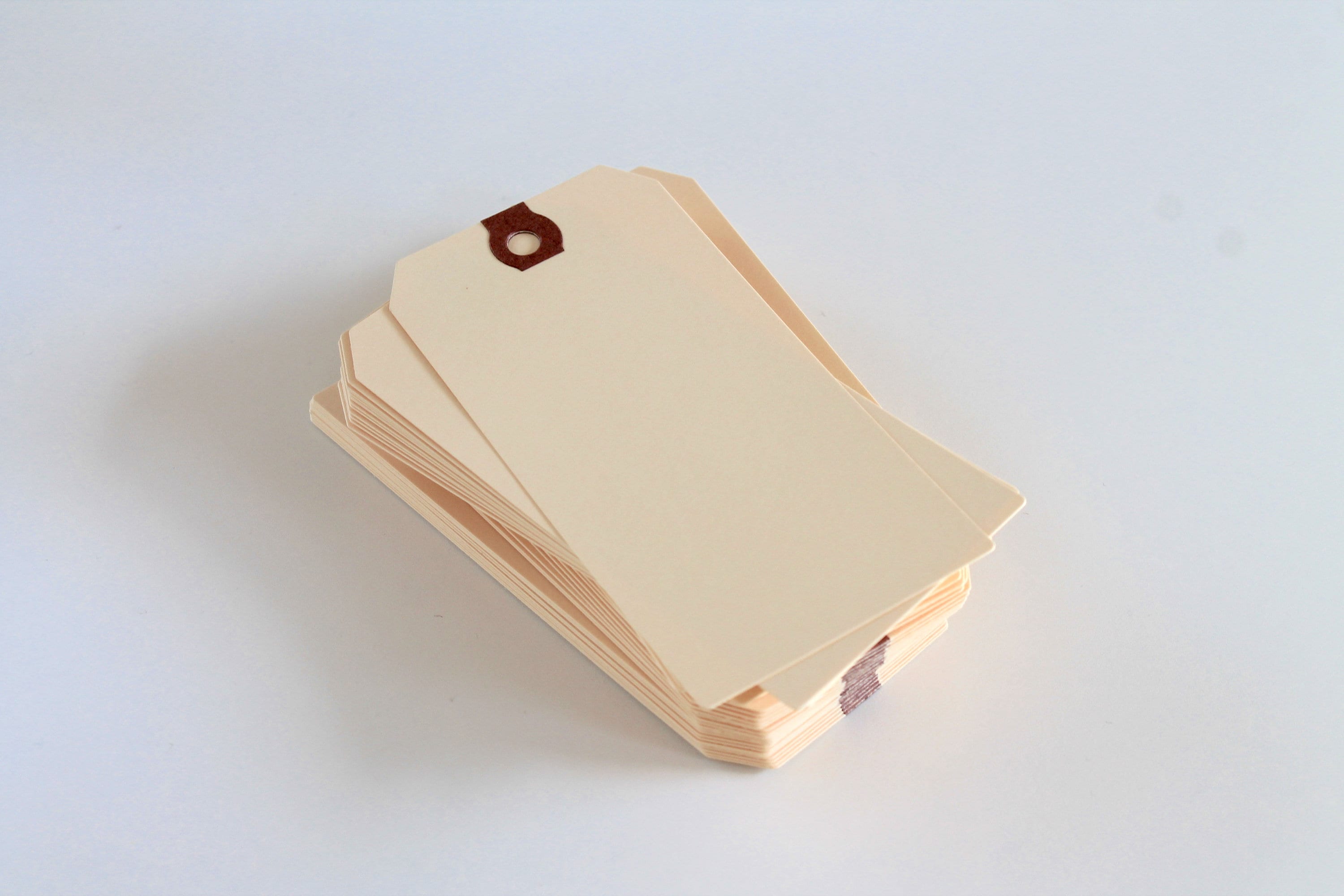 Reinforced Manila Tags - Etsy