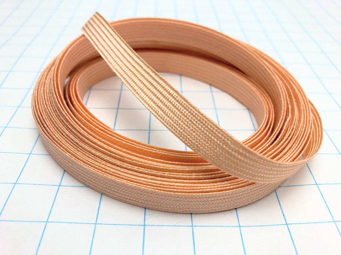 Vintage Flat Braid Trim Tea Rose 3/8 Wide | Etsy