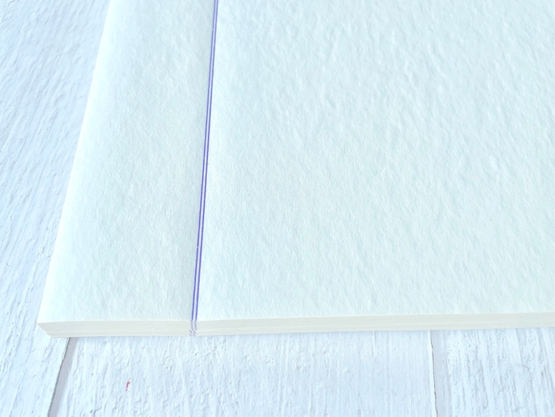 Vintage Purple Ruled Paper - Plover Bond, Folio Size 8" by 13" - Etsy