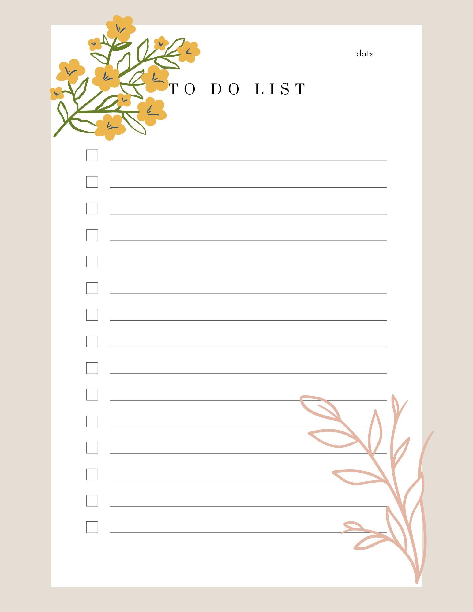 Digital Weekly Schedule Template, Weekly Planner Printable, Weekly ...