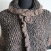 PDF Pattern - MORION BEAUTY - Ruffled Knitted Shawl With Flower Brooch ...