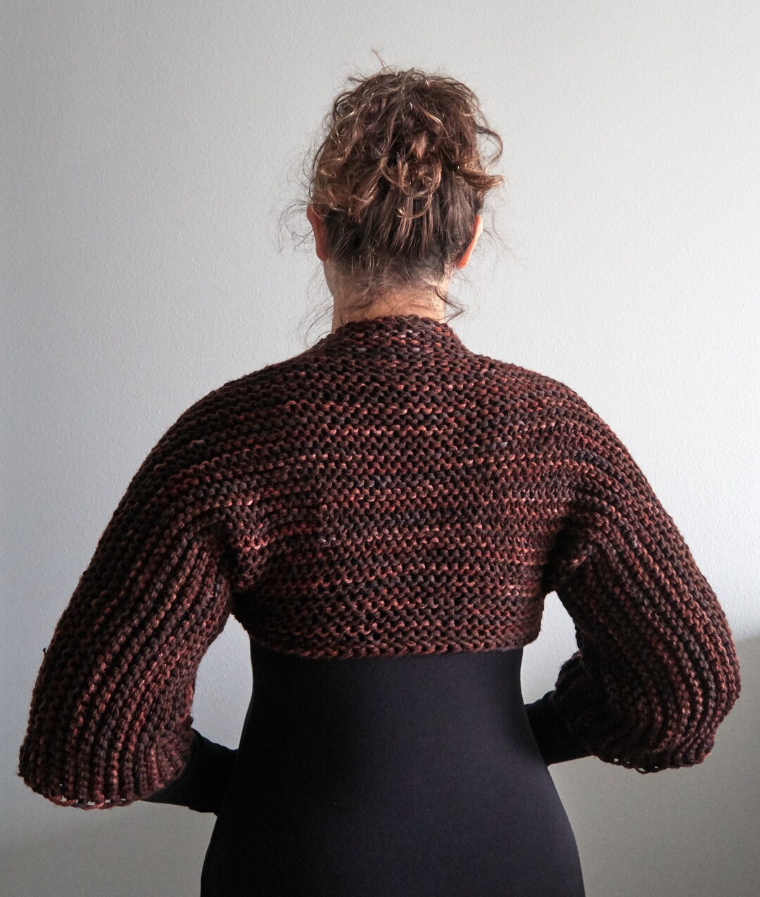 Outlander Inspired Knitted Brown Shrug - Etsy