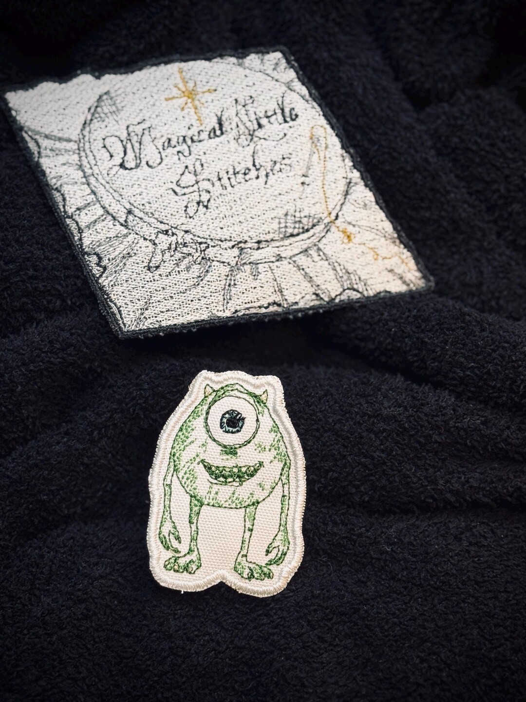 Unique Mike Wazoski Inspired Iron on Patch, Monsters Inc Patch ...