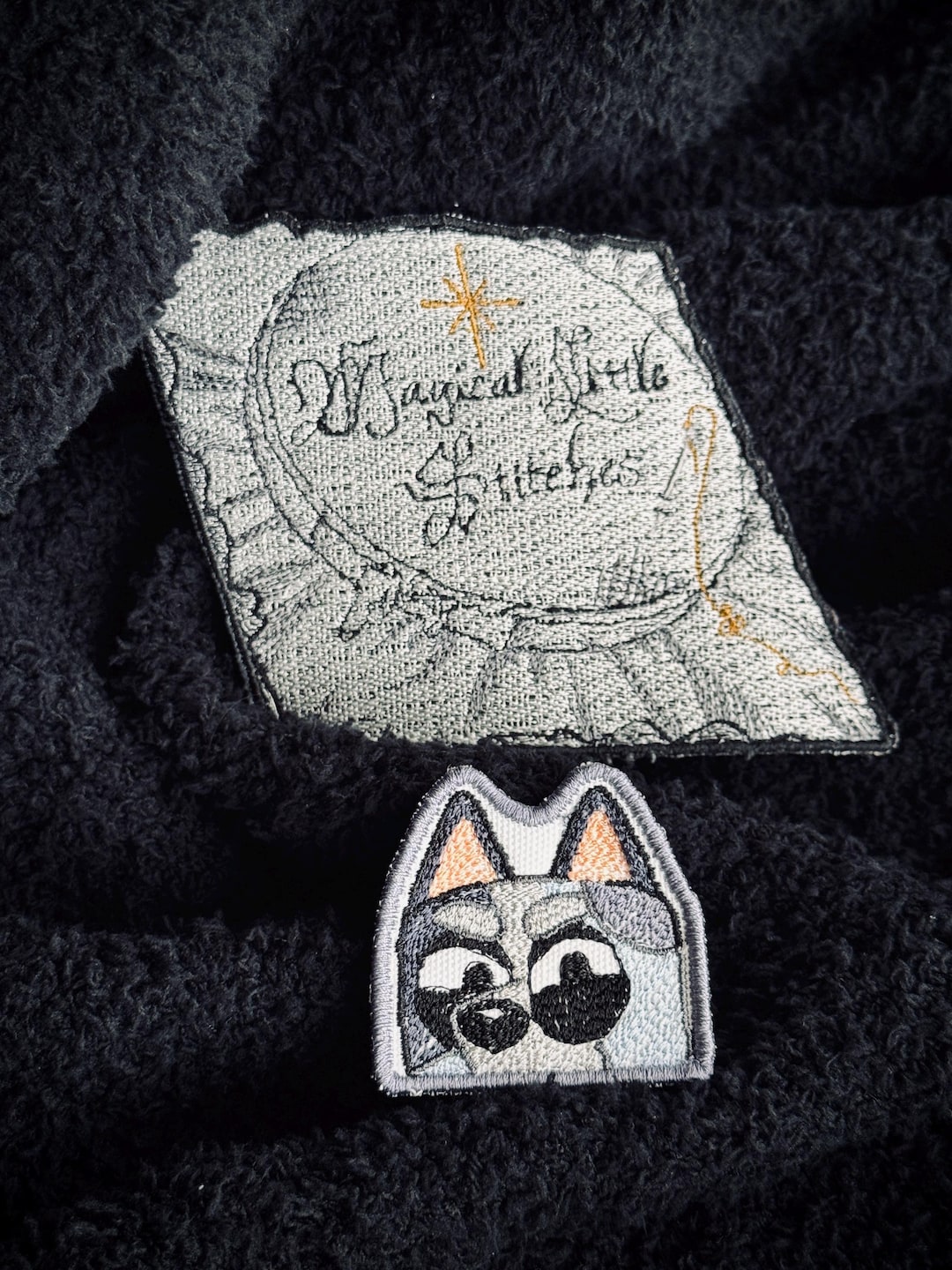 Sketch Inspired Muffin From Bluey Iron on Patch, Iron on Patch , Disney ...