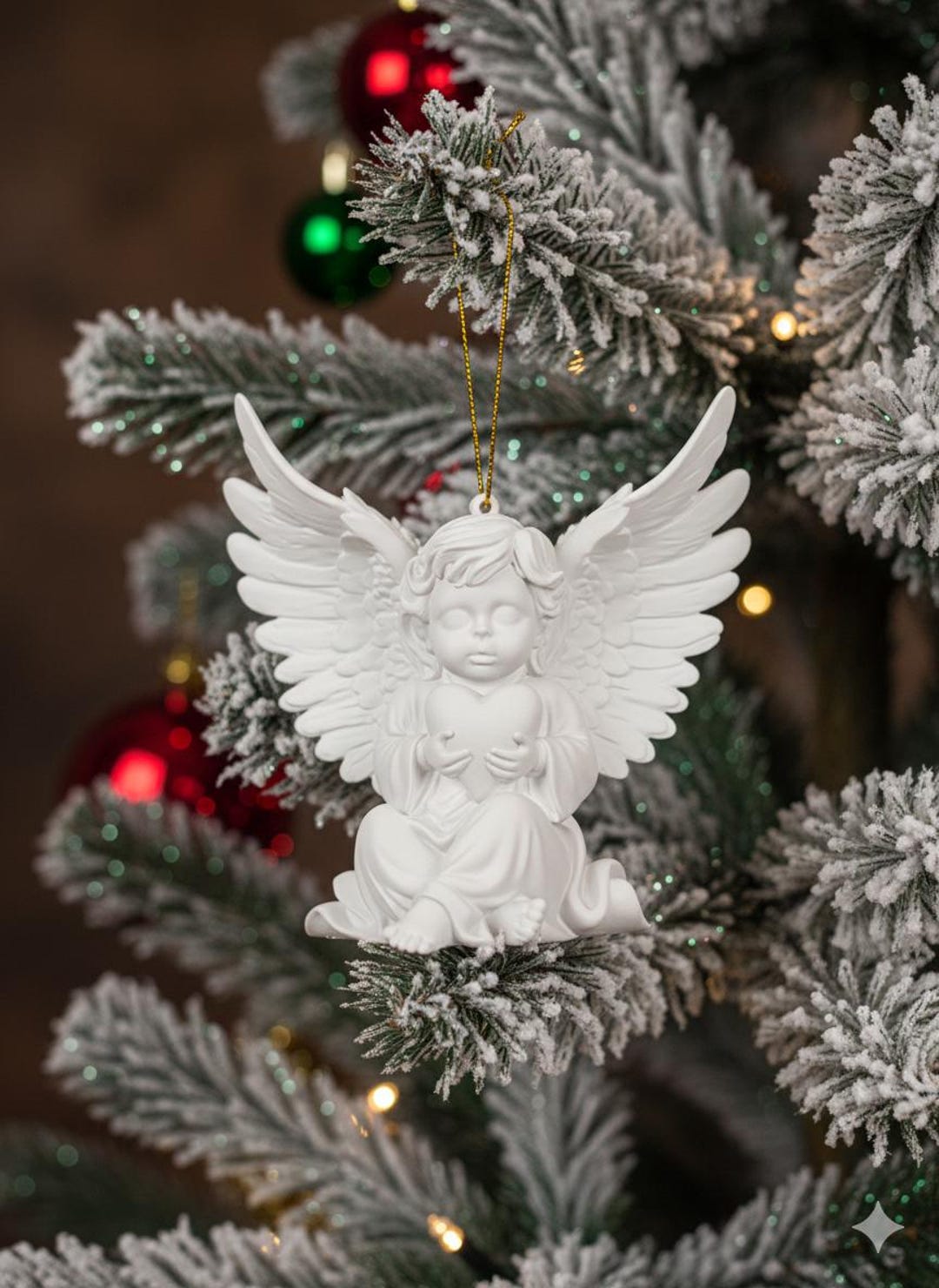 3D Printing Angels - STL Files - Christmas Ornaments (digital Download ...