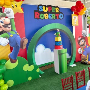 Super Mario Bros Inspired Decoration-printable PDF - Etsy