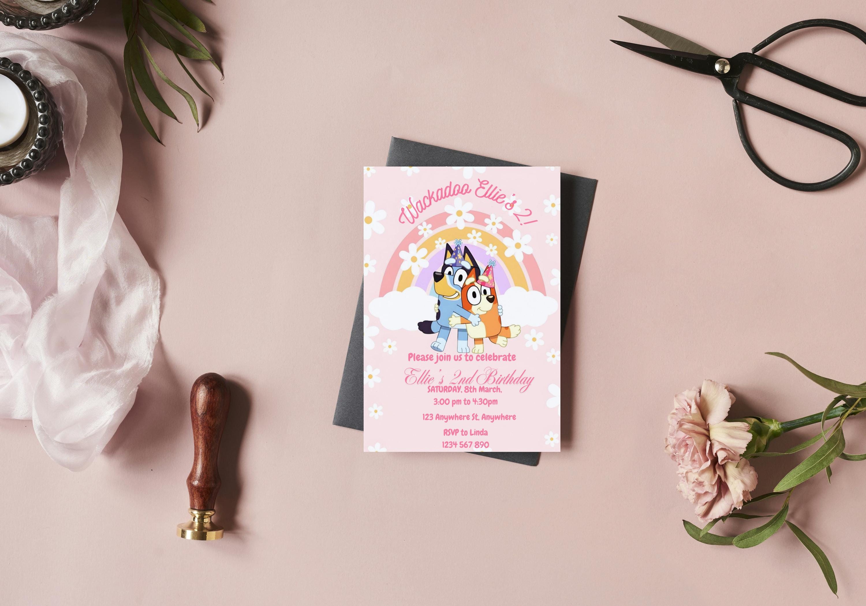 Wackadoo - Editable Birthday Invitation Pack - Etsy