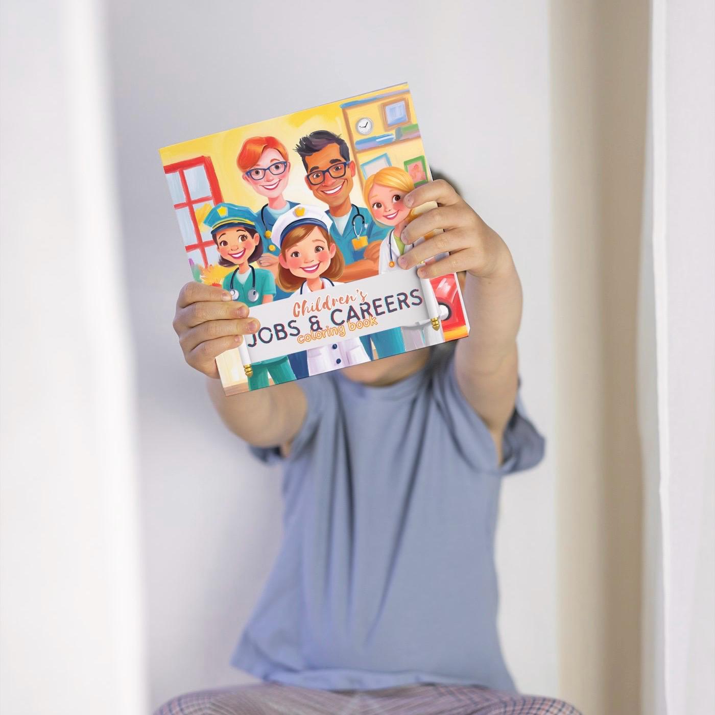 Jobs and Careers Coloring Book | Printable Professions Activity ...