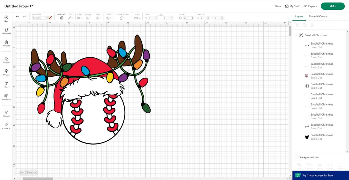 Baseball Santa Hat Svg Png, Baseball Christmas Svg, Holiday Svg Cricut ...
